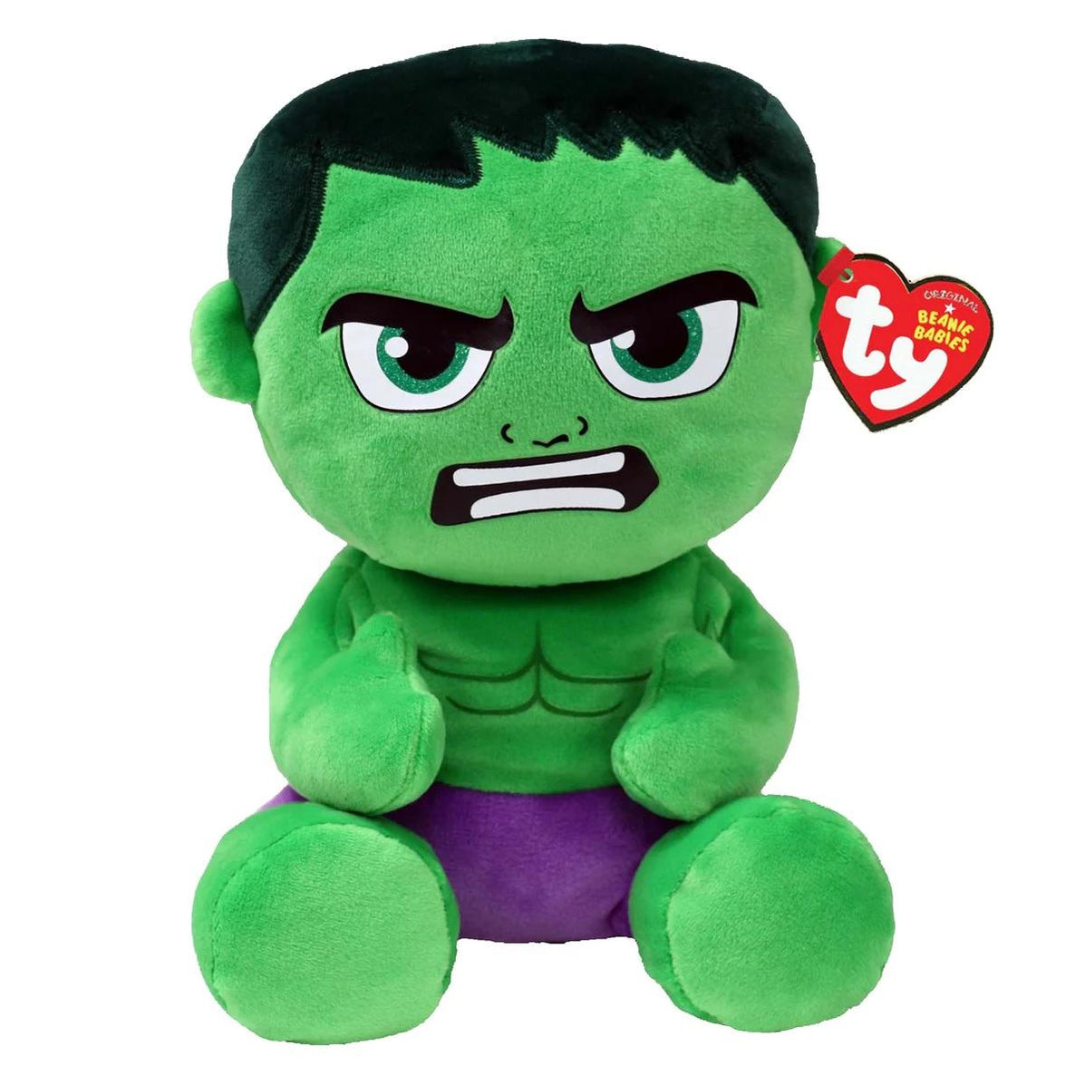 Ty Marvel Plush- Hulk Med — Adventure Hobbies & Toys