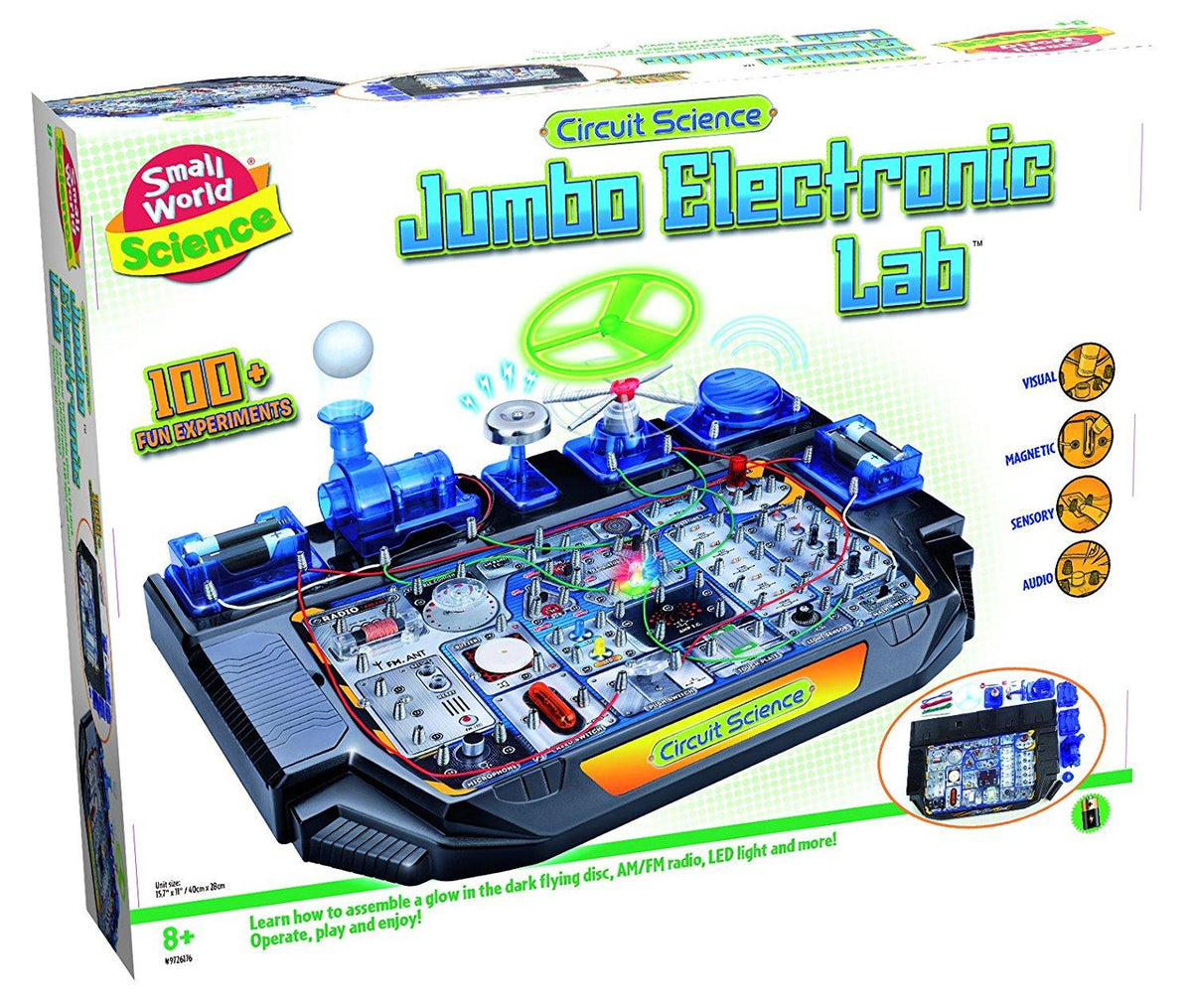 100+ Fun Experiments Jumbo Electronic Lab — Adventure Hobbies & Toys