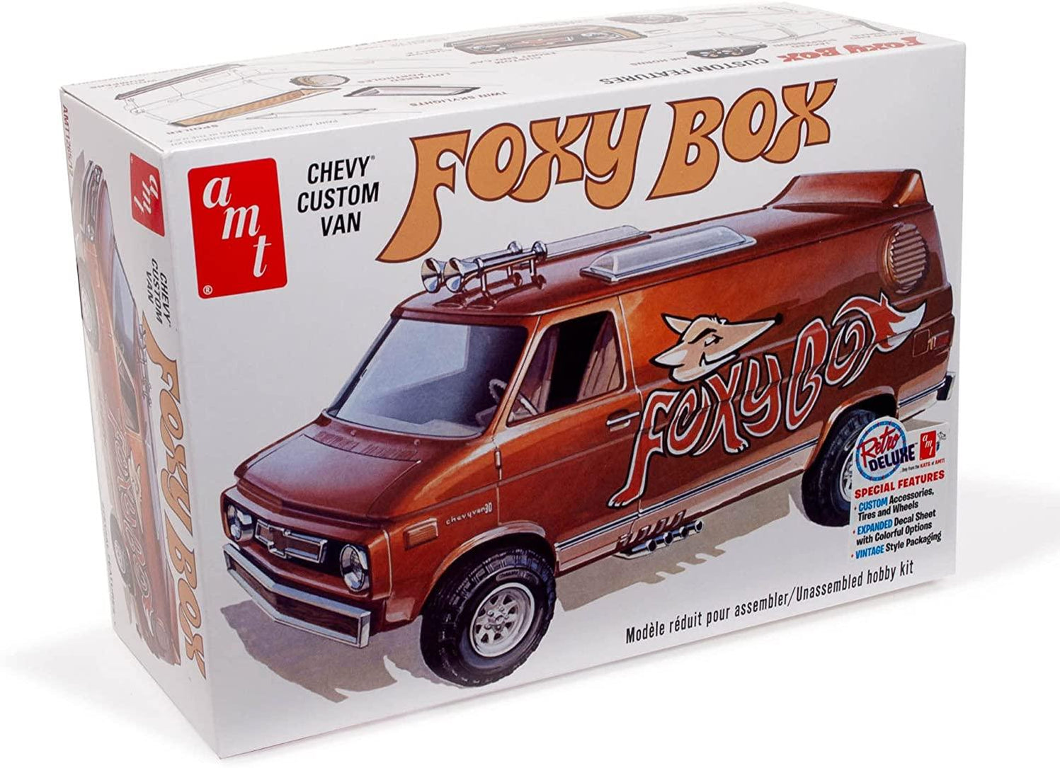 1975 Chevy Van "Foxy Box" 1/25 Model — Adventure Hobbies & Toys