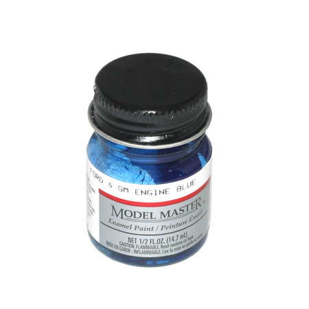 2727 Model Master Ford/GM Engine Blue 1/2 oz — Adventure Hobbies & Toys