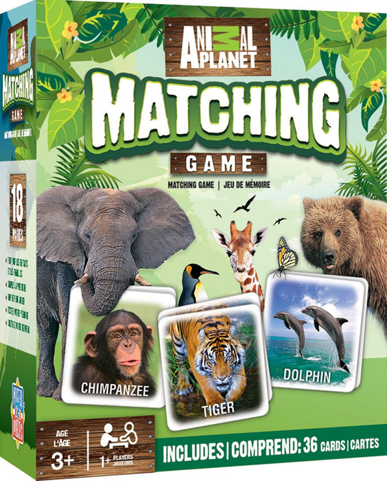 ANIMAL PLANET MATCHING CARD GAME — Adventure Hobbies & Toys