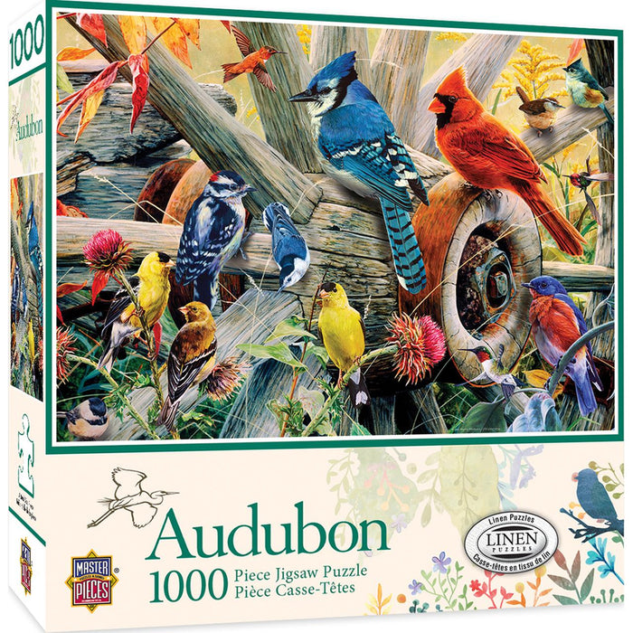 AUDUBON BACKYARD BIRDS 1000 PIECE JIGSAW PUZZLE — Adventure Hobbies & Toys