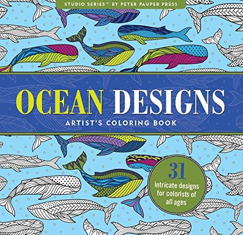 Adult Coloring Book Oceans Designs — Adventure Hobbies & Toys