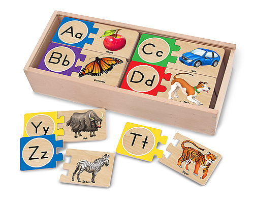Alphabet Wooden Puzzle Cards — Adventure Hobbies & Toys