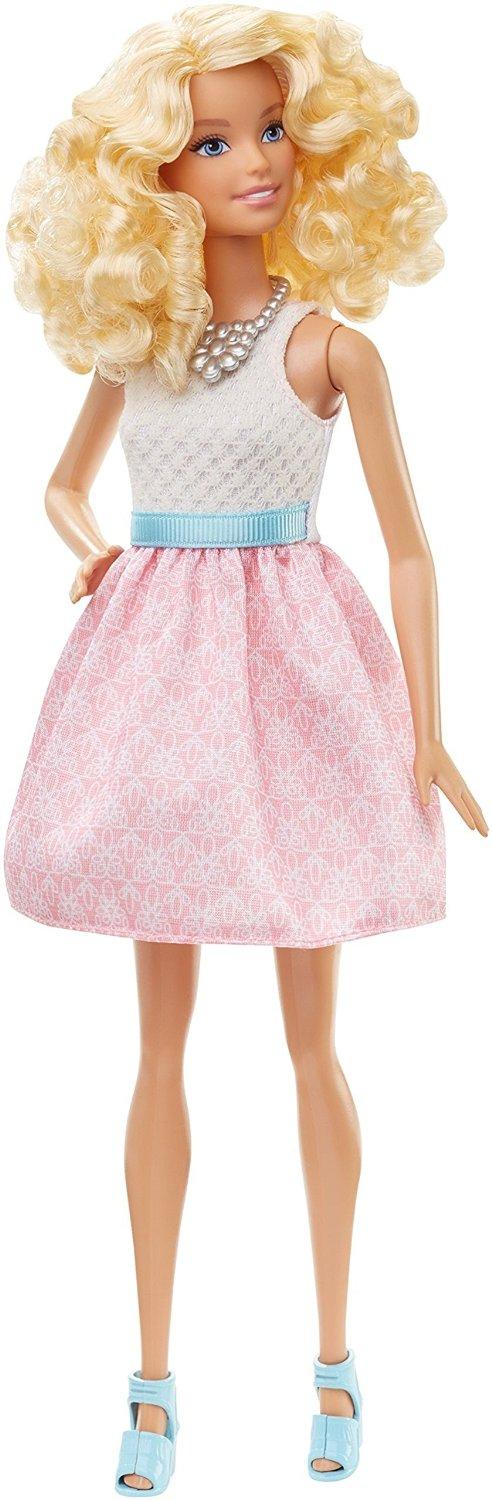 Barbie Fashionistas Powder Pink/ Blonde Curls — Adventure Hobbies & Toys