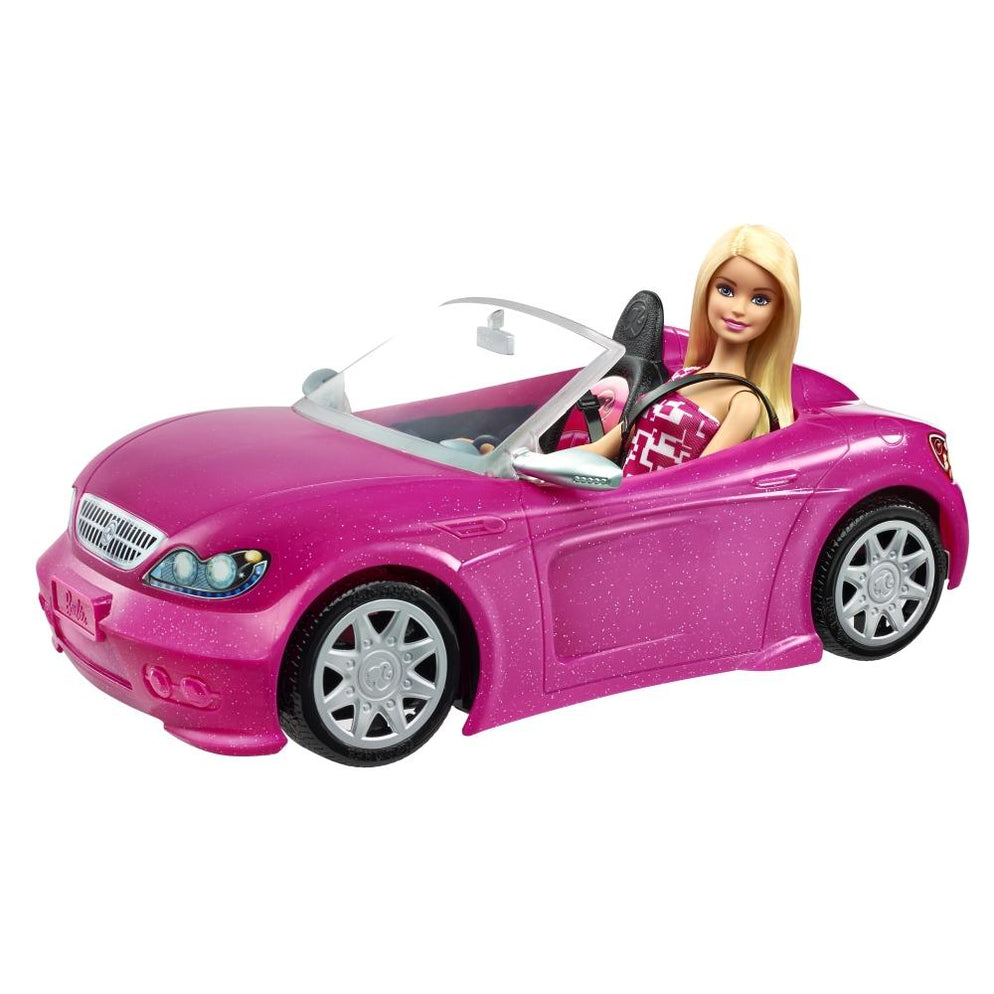 Barbie Glam Convertible w/Barbie Doll — Adventure Hobbies & Toys