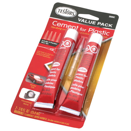 Cement For Plastic, Value Pack with Tips — Adventure Hobbies & Toys