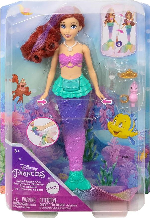 Disney Princess Swim and Splash Ariel Doll — Adventure Hobbies & Toys