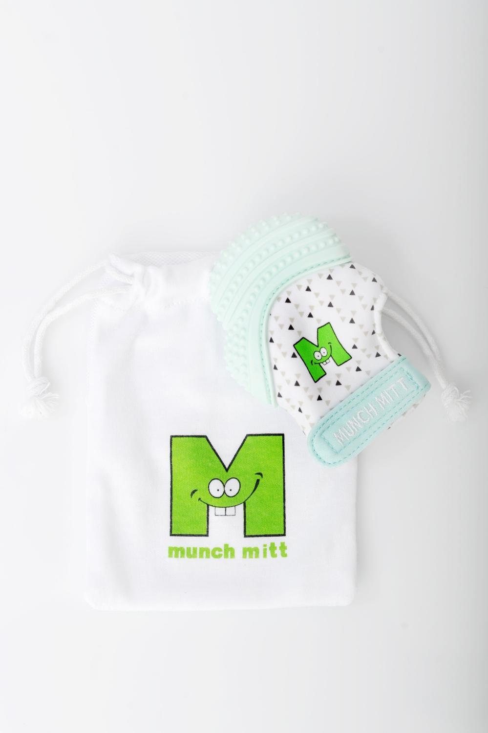 Munch Mitt Mint Green Triangle — Adventure Hobbies & Toys