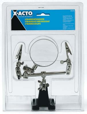 Extra Hand w/Magnifier,Carded Helping Hands — Adventure Hobbies & Toys