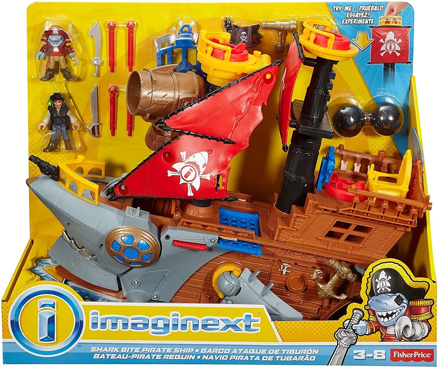 Imaginext Shark Bite Pirate Ship — Adventure Hobbies & Toys