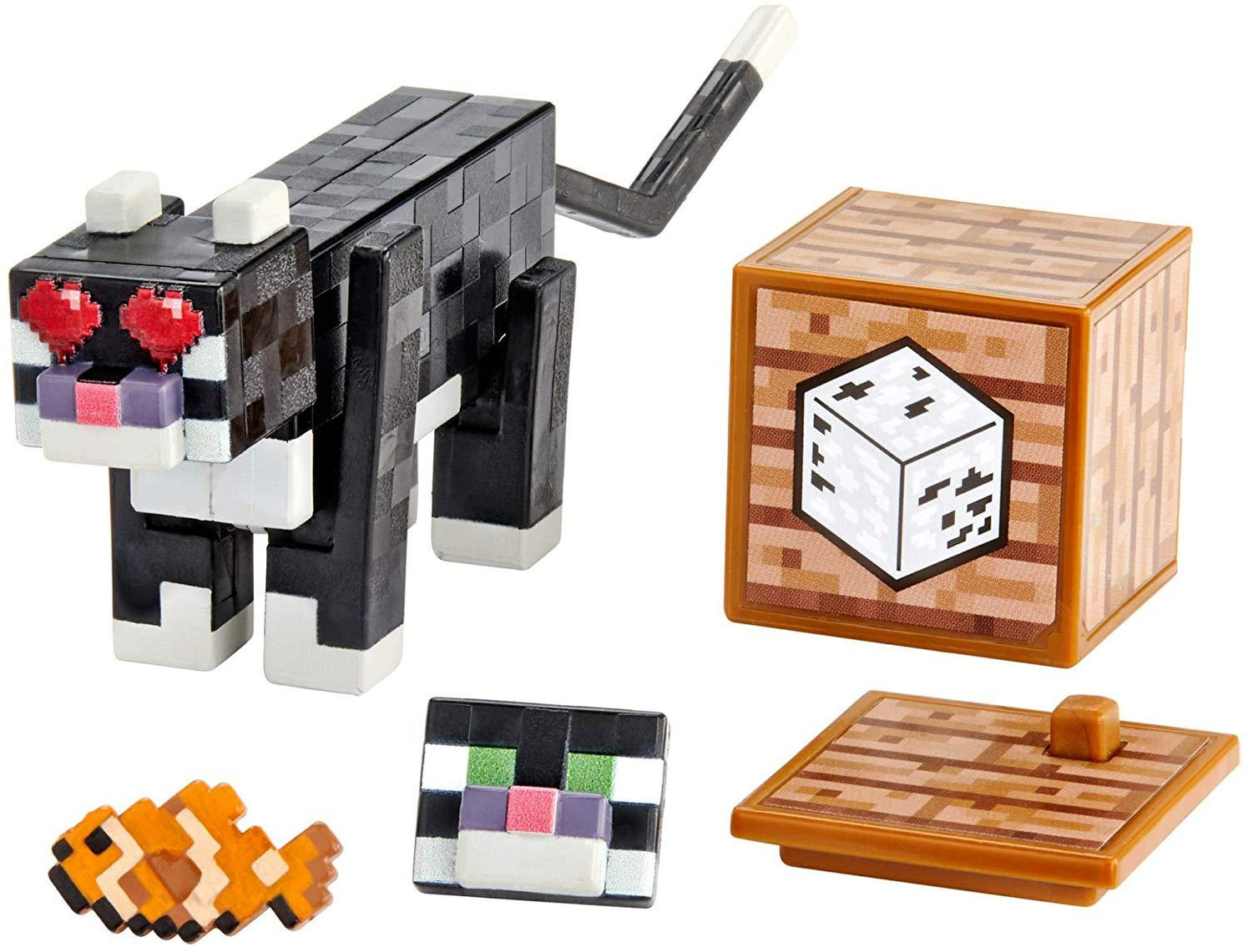 Minecraft Comic Maker Tuxedo Cat Action Figure — Adventure Hobbies & Toys
