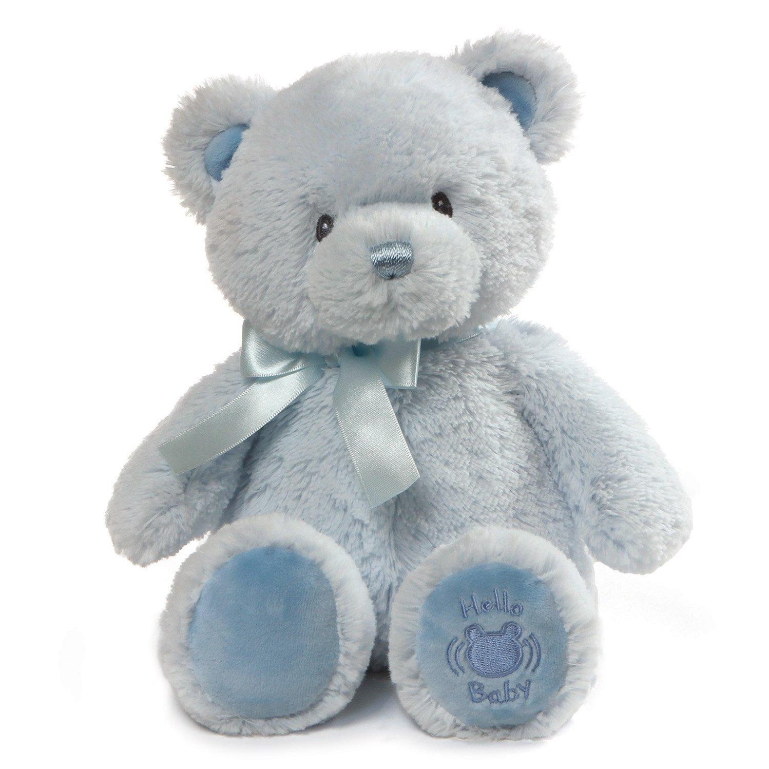 My First Teddy Blue - Hello Baby 10" Plush — Adventure Hobbies & Toys
