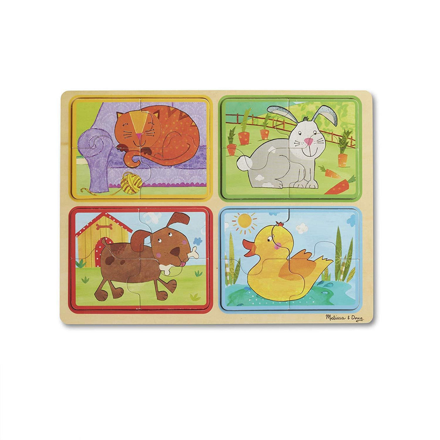 NP Wooden Puzzle: Playful Pals — Adventure Hobbies & Toys