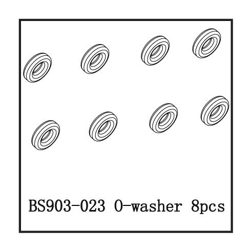 O Washer 8 pcs — Adventure Hobbies & Toys