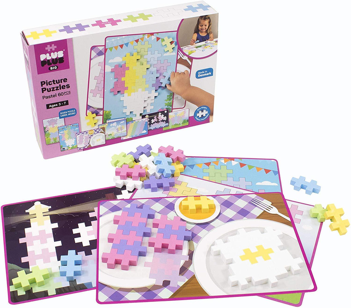 Plus-Plus - BIG Picture Puzzles - Pastel Color Mix — Adventure Hobbies ...