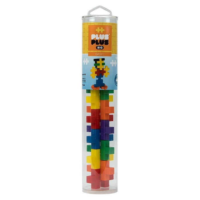 Plus-Plus Big- 15pc Tube Basic — Adventure Hobbies & Toys