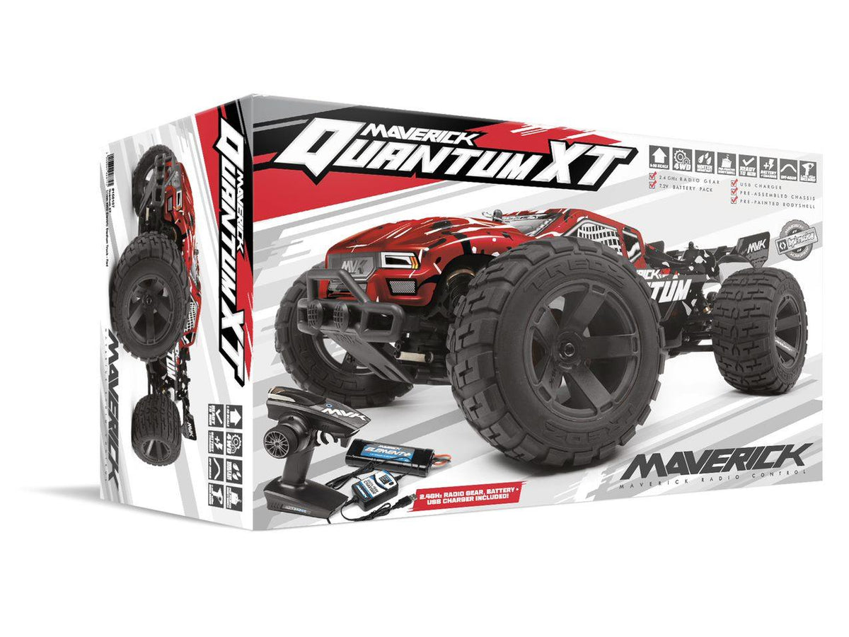 Quantum XT 1/10 4WD Brushed Stadium Truck, Ready To Run w/Battery & Ch ...