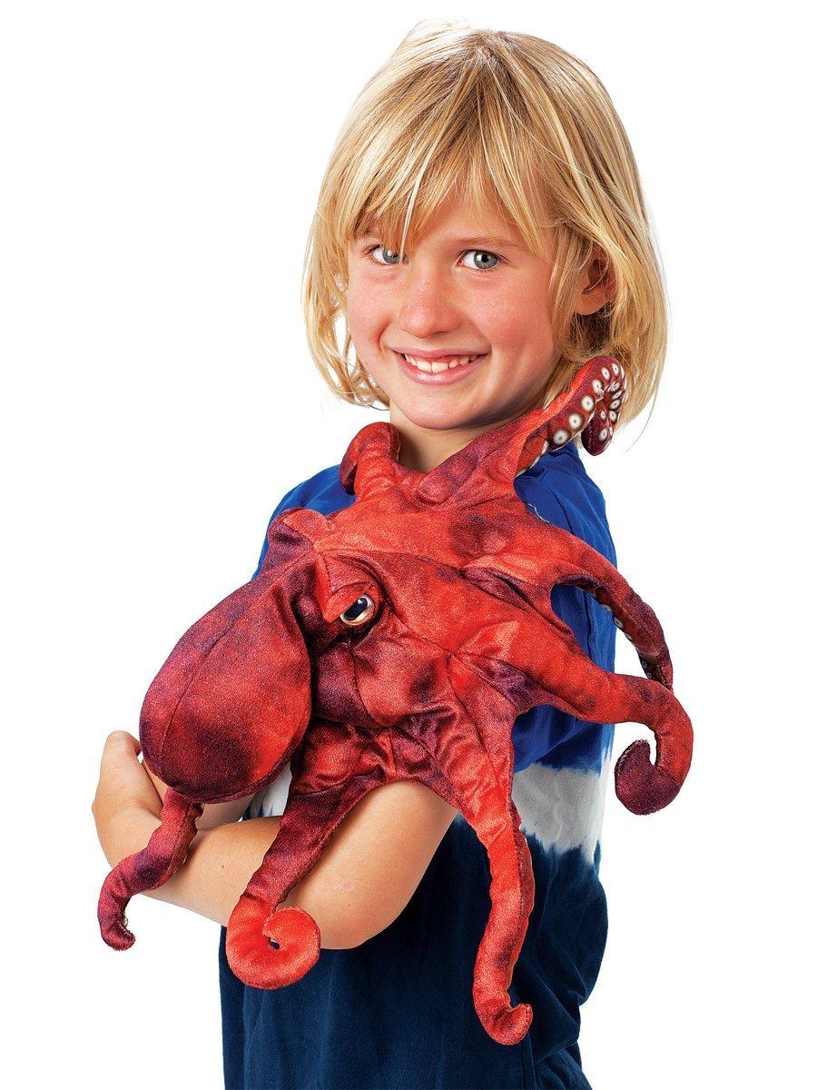 Red Octopus Puppet — Adventure Hobbies & Toys