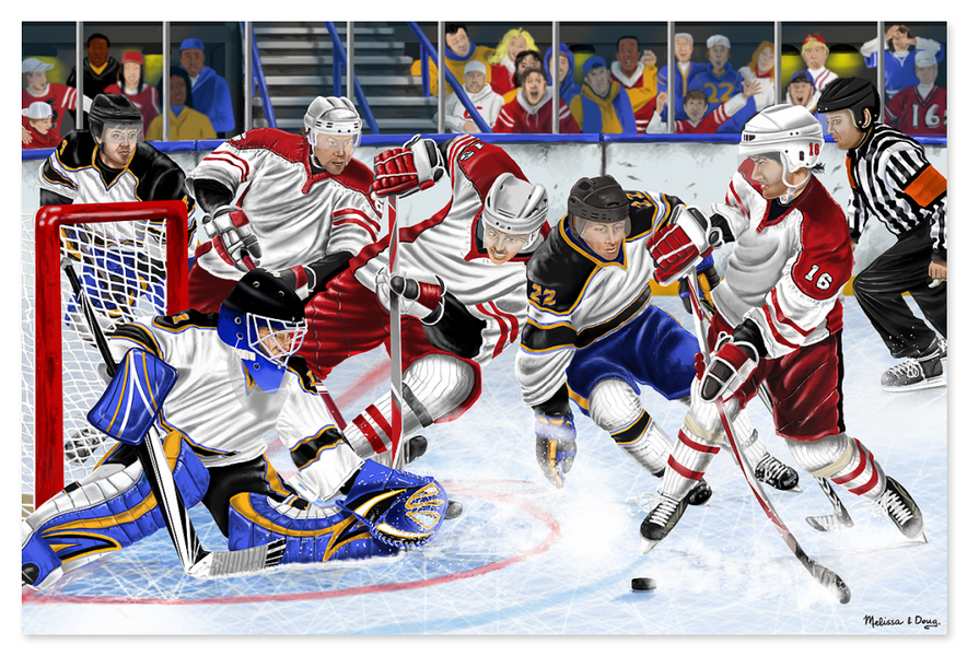 Slap Shot! Floor Puzzle - 48pc — Adventure Hobbies & Toys