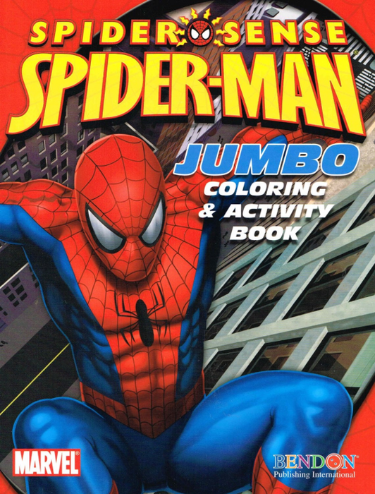 spiderman cartoon coloring book