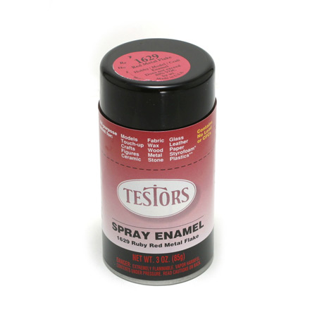 Spray 3oz Ruby Red Metal Flake — Adventure Hobbies & Toys
