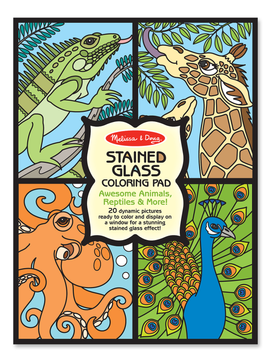 Stained Glass Coloring Pad — Adventure Hobbies & Toys