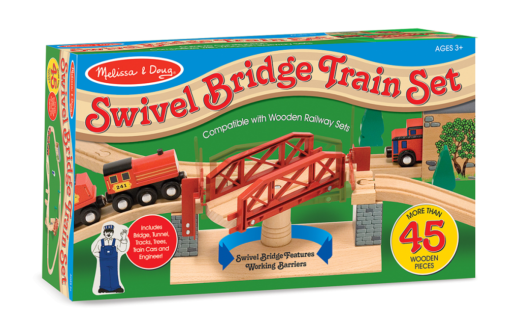 Swivel Bridge Train Set for Wooden Railway — Adventure Hobbies & Toys