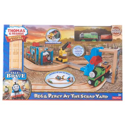 Thomas and Friends Wooden Railway - Reg and Percy at the Scrapyard ...
