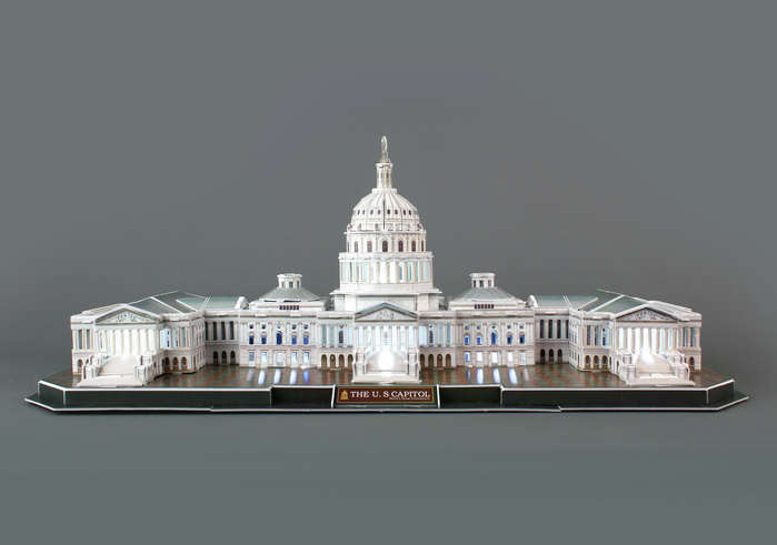 US Capitol Building LED 3D Puzzle — Adventure Hobbies & Toys