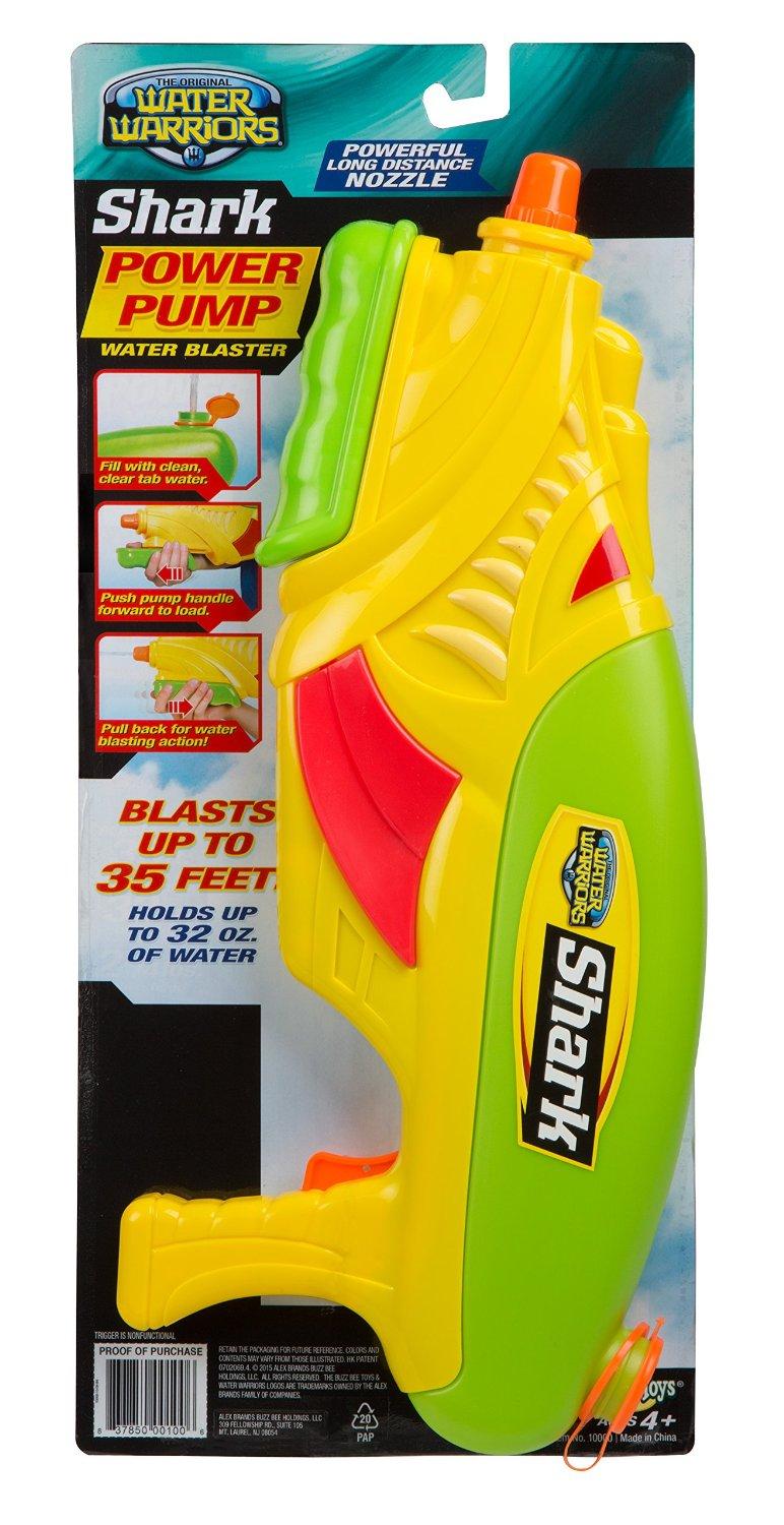 Water Warriors Shark Water Blaster — Adventure Hobbies & Toys