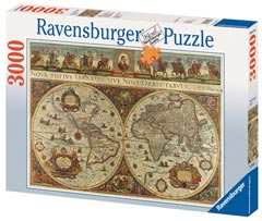 World Map 1665, 3000pc Puzzle — Adventure Hobbies & Toys